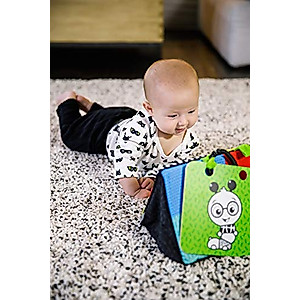 Baby Einstein Flip For Art High Contrast Floor Activity Mirror with Take Along Cards, Tummy Time Play, Newborn+
