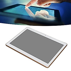 Naroote HD Tablet, 10.1-inch IPS LCD. 1280 X 800 Resolution RAM 4GB Tablet PC Champagne 100-240V for Video for Android 9.0 for Gaming (US Plug)