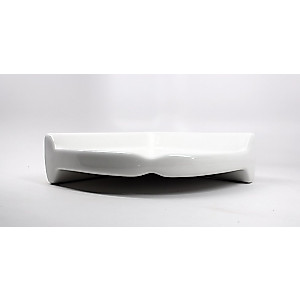 Squarefeet Depot BA780 DALTILE Corner Shower Shelf Wall Accessory White 8-1/2"x8-1/2 (THINSET OR Adhesive Mount, NO Need for Hardware)