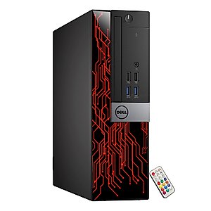 Dell OptiPlex Desktop Customized RGB Lights Computer Intel Core i7 3.40GHz 16 GB RAM 2TB SSD Windows 10 Pro - WiFi - Gaming PC Keyboard & Mouse HDMI (Renewed)