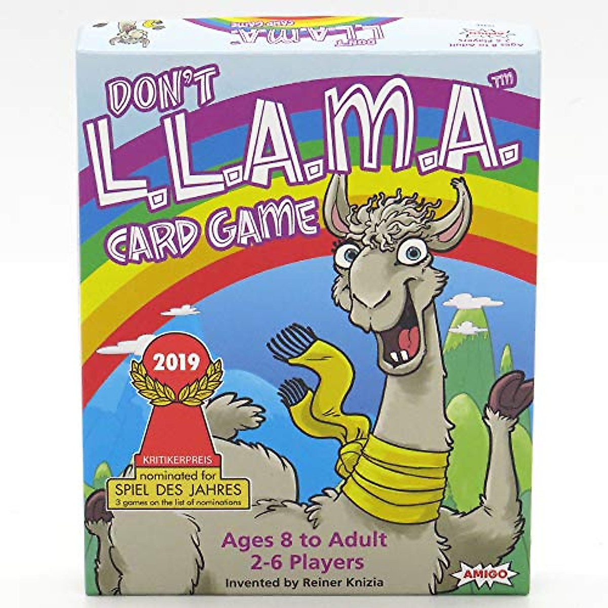 AMIGO Don't L.L.A.M.A. Llama-Themed Family Card Game, by famed Designer Reiner Knizia!