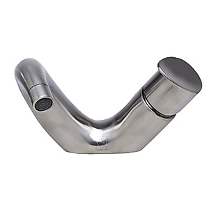 ALFI brand AB1572 Wave Single Lever Bathroom Faucet, Brushed Nickel