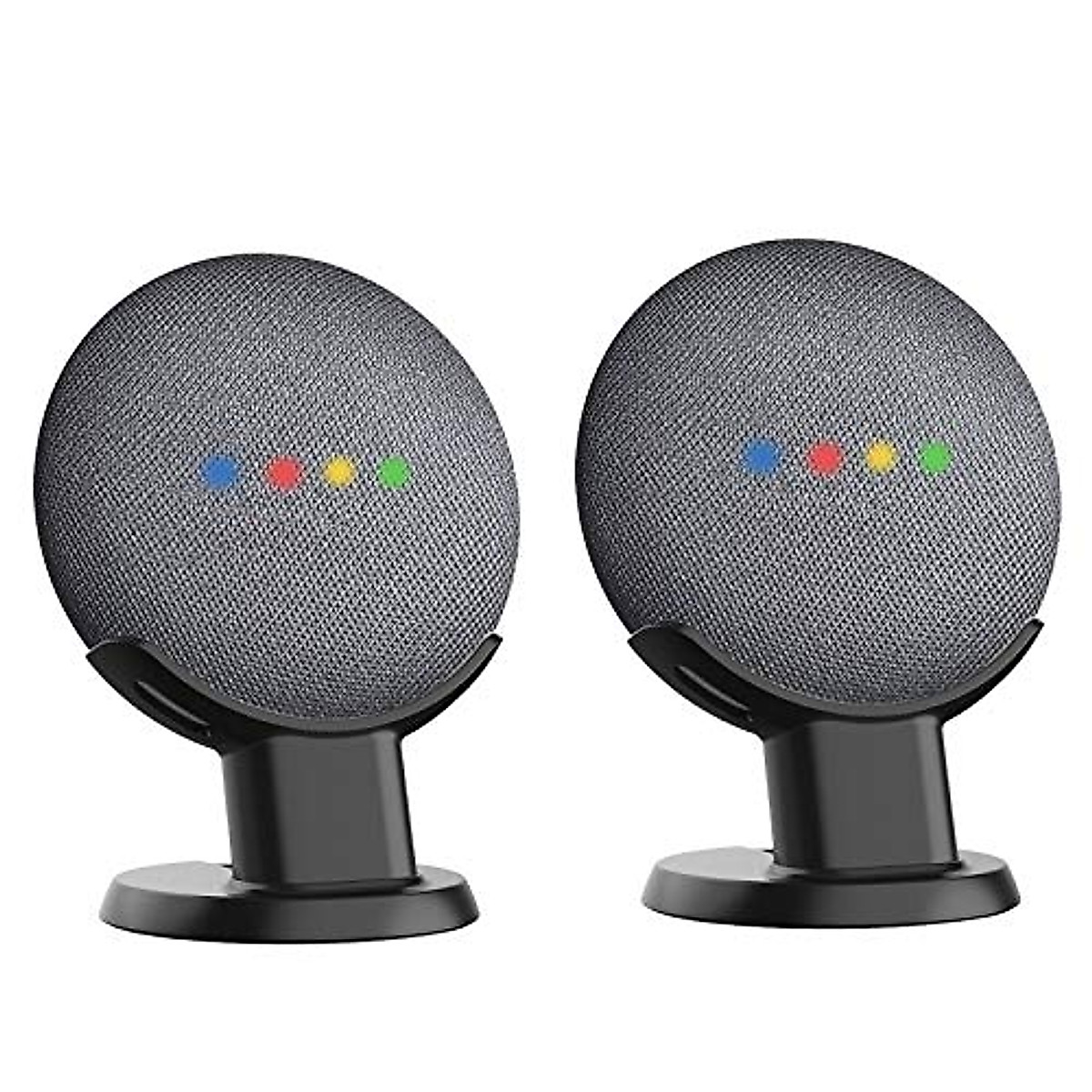 SPORTLINK Pedestal for Nest Mini (2nd Gen) and Google Home Mini (1st Generation) Improves Sound Visibility and Appearance - A Must Have Mount Holder Stand for Nest Mini (2nd Gen)/ Home Mini (2 Pack)