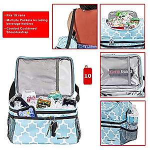 dbest products Ultra Compact Cooler Smart Cart Lunch Bag Insulated Tote Women Men Camping Accessories Beach Loncheras para Mujer Hombres