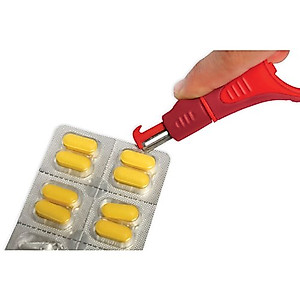 Zibra Open-It Rx OPENRXFT Rx 4-in-1 Tool, Red