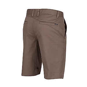Volcom Men Stretch Modern Fit 21" Chino Short, Mushroom, 33