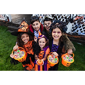 Fruidles Halloween Ghost Tattoo Lollipop Suckers Candy, Great for Goody Party Bag Fillers, Individually Wrapped (Half-Pound)