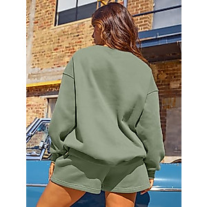 AUTOMET Womens Two Piece Outfits 2 Piece Lounge Matching Sets Sweatsuits Soft Shorts Fashion Fall Clothes Sweatshirts Hoodies