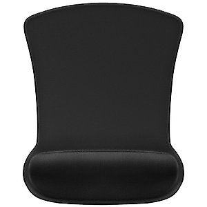 Soqool 𝑴𝒐𝒖𝒔𝒆 𝑷𝒂𝒅, Ergonomic Mouse Pad Gel Computer Mouse Pad with Wrist Rest for Laptop, Anti-Slip Rubber Base, Spill-Resistant Surface, Durable Materials, Portable for Office & Home, Black