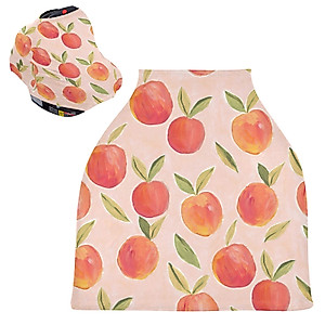 Nursing Cover Breastfeeding Scarf Peaches Painting- Baby Car Seat Covers, Stroller Cover, Carseat Canopy(9rh1b)
