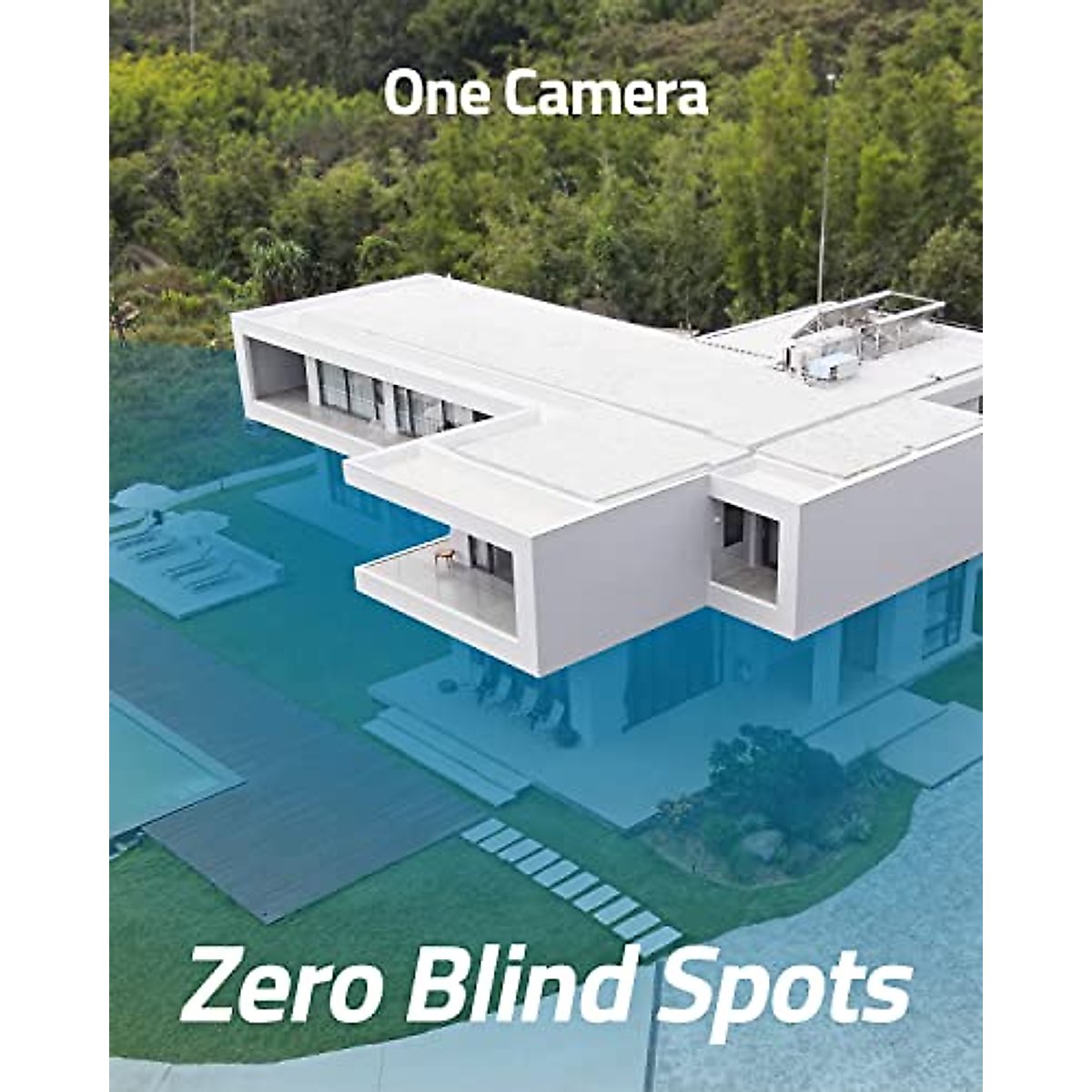 eufy security S330 Floodlight Cam 2 Pro, 360-Degree Pan & Tilt Coverage, 2K Full HD, 3,000 Lumens, Smart Lighting, Weatherproof, On-Device AI Subject Lock and Tracking, No Monthly Fee, Hardwired