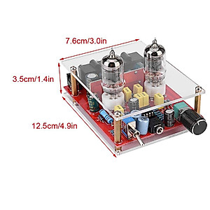 Socobeta Preamplifier Preamp Tube Board DIY Kit 6J1 Preamp Tube Board Preamplifier Headphone Amplifier