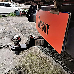 TOPSKY Trailer Hitch Ball Mount with 2-inch Ball & Hitch Pin, Fits 2-inch Receiver