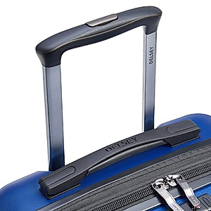 DELSEY PARIS Cruise 3.0 Hardside Expandable Luggage with Spinner Wheels, Blue, Carry on 21 Inch