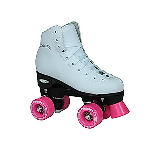 Epic Skates Pink Princess Girls Quad Roller Skates, White, Youth 3,PnkPncs03