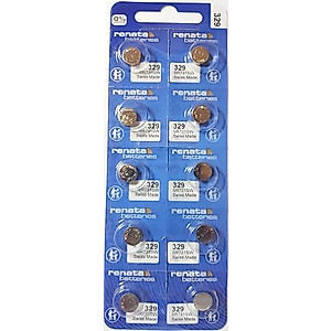 Renata 329 Watch Battery Pack of 10