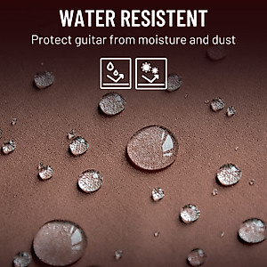 CAHAYA Guitar Bag 40 41 42 In 6 Pockets Guitar Case Water Resistent Oxford Cloth 0.5 In Extra Thick Sponge Padded for Acoustic Classical Guitar with Anti-theft Pocket CY0150