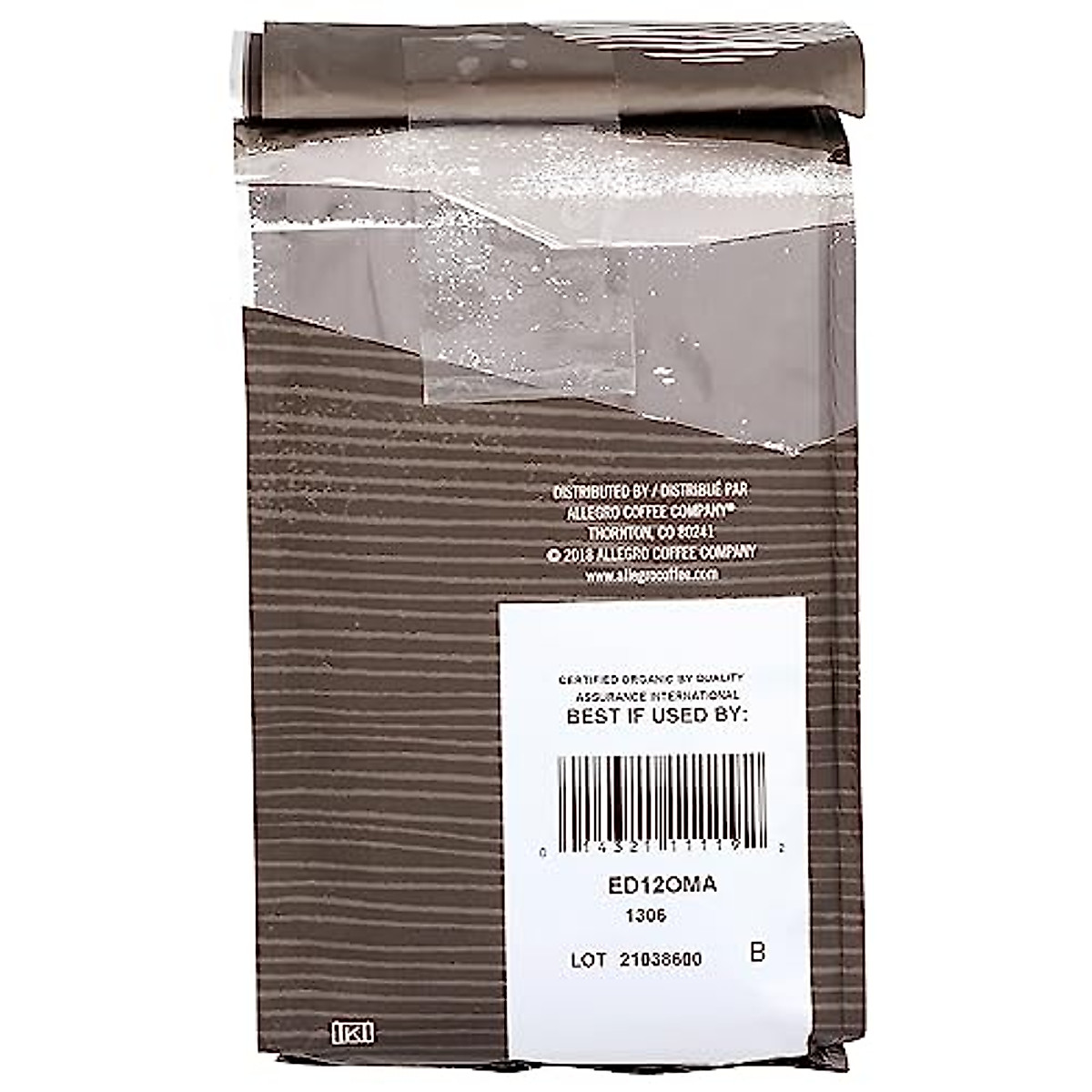 Allegro Coffee, Organic Mexico Light Roast Ground Coffee, 12 oz.