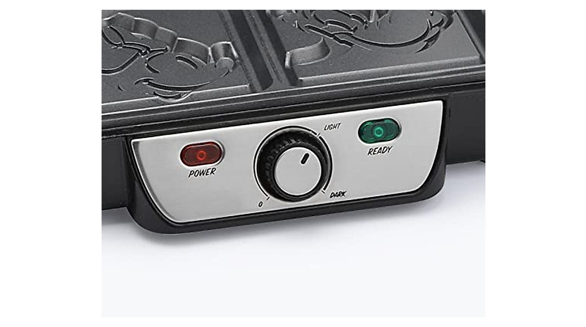Disney Mickey & Friends 4-Slice Waffle Maker - Fun Breakfast