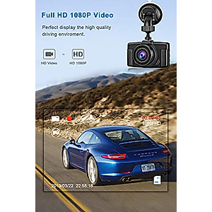 Dash Cam for Cars 1080P FHD 2022 Car Dash Camera for Cars CHORTAU 3 inch Dashcam with Night Vision,170°Wide Angle, Parking Monitor, Loop Recording, G-Sensor