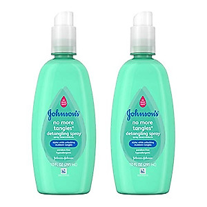 Johnson's No More Tangles Spray Detangler, 10 Ounce (Pack of 2)