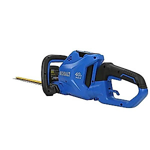 Kobalt 40-Volt 24-in Dual Cordless Electric Hedge Trimmer 2 Ah (Battery Included and Charger Included)