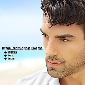 Jewelryweb Solid 14k Gold Small 1.5-mm 20-gauge Ball Nose Stud Bone Ring for women (yellow-gold or white-gold) (yellow-gold)