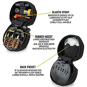 Otis Technology Universal Shotgun Cleaning Kit, Black, Small, FG-410