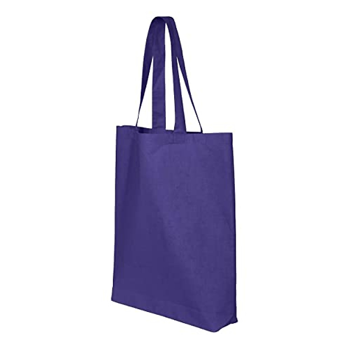 shop4ever Orange Jack O' Lantern Pumpkin Face Halloween Trick or Treat Eco Cotton Tote Reusable Shopping Bag Purple ECO 1