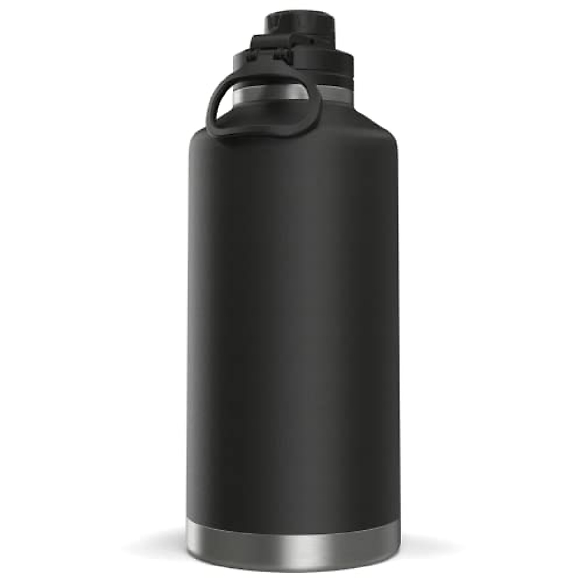 Hydrapeak 72 oz Large Insulated Water Bottle, Leak Proof Water Bottle for Hot &amp; Cold Liquid, 72oz Water Bottles, Water Jug, Stainless Steel (Black)