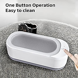 Ultrasonic Jewelry Cleaner, Portable Professional Ultrasonic Cleaner for Cleaning Jewelry Eyeglasses Watches Shaver Heads
