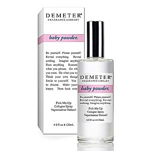 DEMETER Baby Powder For Women. Pick-me Up Cologne Spray 4.0 Oz