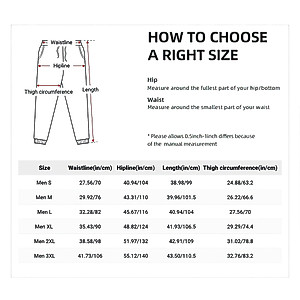 XINQIXAA Men's Jogger Sweatpants,80s Pants 90s Theme Athletic Track Pants,80s Costumes for Men Workout Jogger Pants Black