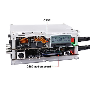 Kacenray OSSC Add-On Board, OSSC SCART Component Dual Modes HD Video Converter, OSSC Converter with Composite and S-Video Input for NTSC PAL Game Console