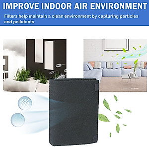 TOKDOOT Cut to Fit Carbon Air Filter,Replacement Charcoal Filters,Carbon Pad Pre Filter, Pre Filter Carbon Sheet for Air Purifier,Pack of 1, 16x48