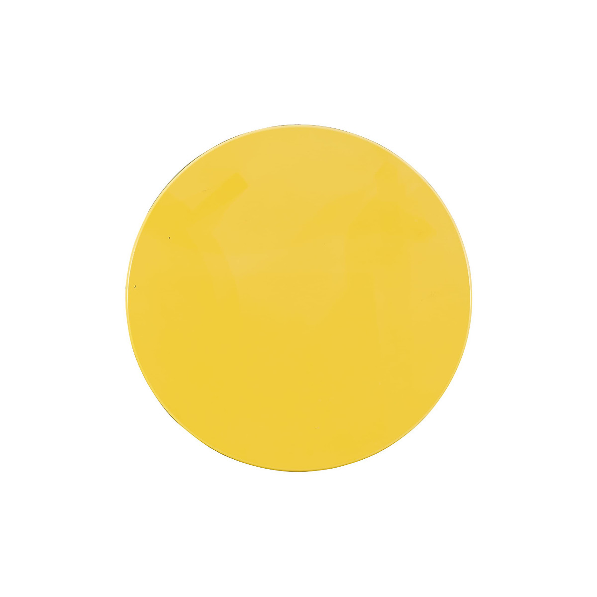 Powell Furniture Powell Round Shelf, Yellow Table