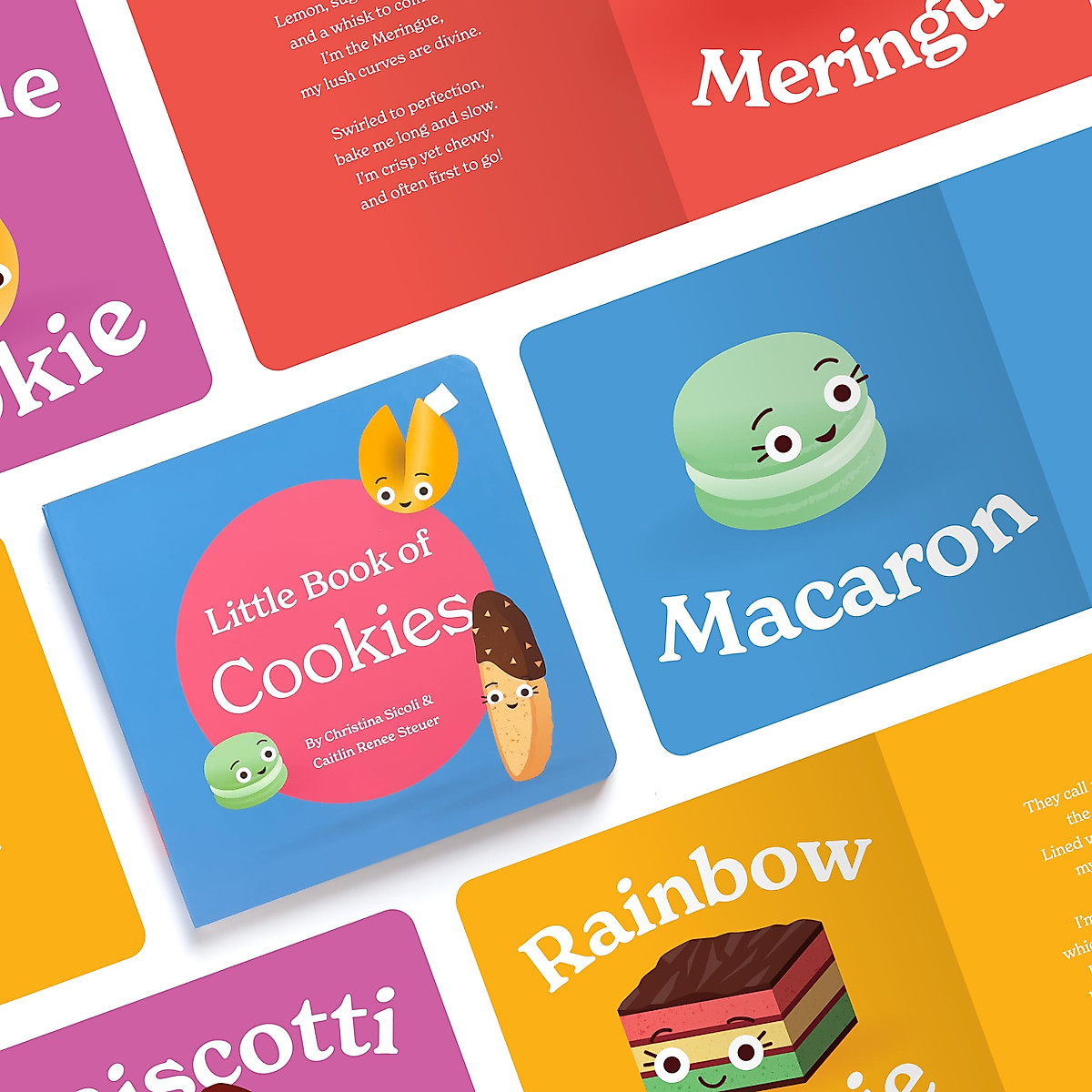 Little Books Culinary Collection Future Foodie 3 Board Book Box Set Pasta Cookies Cheese Phonics and Rhymes Baby Shower Gift 0-12 Months Toddler Book Ages 1-4 Years