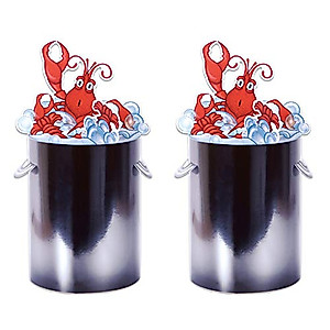 Beistle 3-D Crawfish Centerpiece, 2 Piece, 11.5", Multicolored