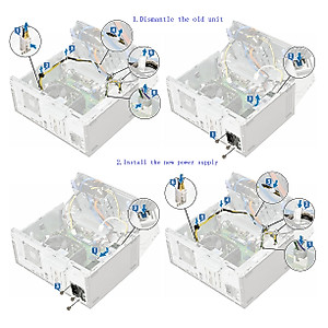 Power Supply Replacement for Dell Optiplex 3060 5060 3070 Inspiron 3470 200W 4FHYW 04FHYW CGFJT 0CGFJT H200EBS-00 X61RM 8 KVYY L200AS-00 H200AS-00 L200EBS-00