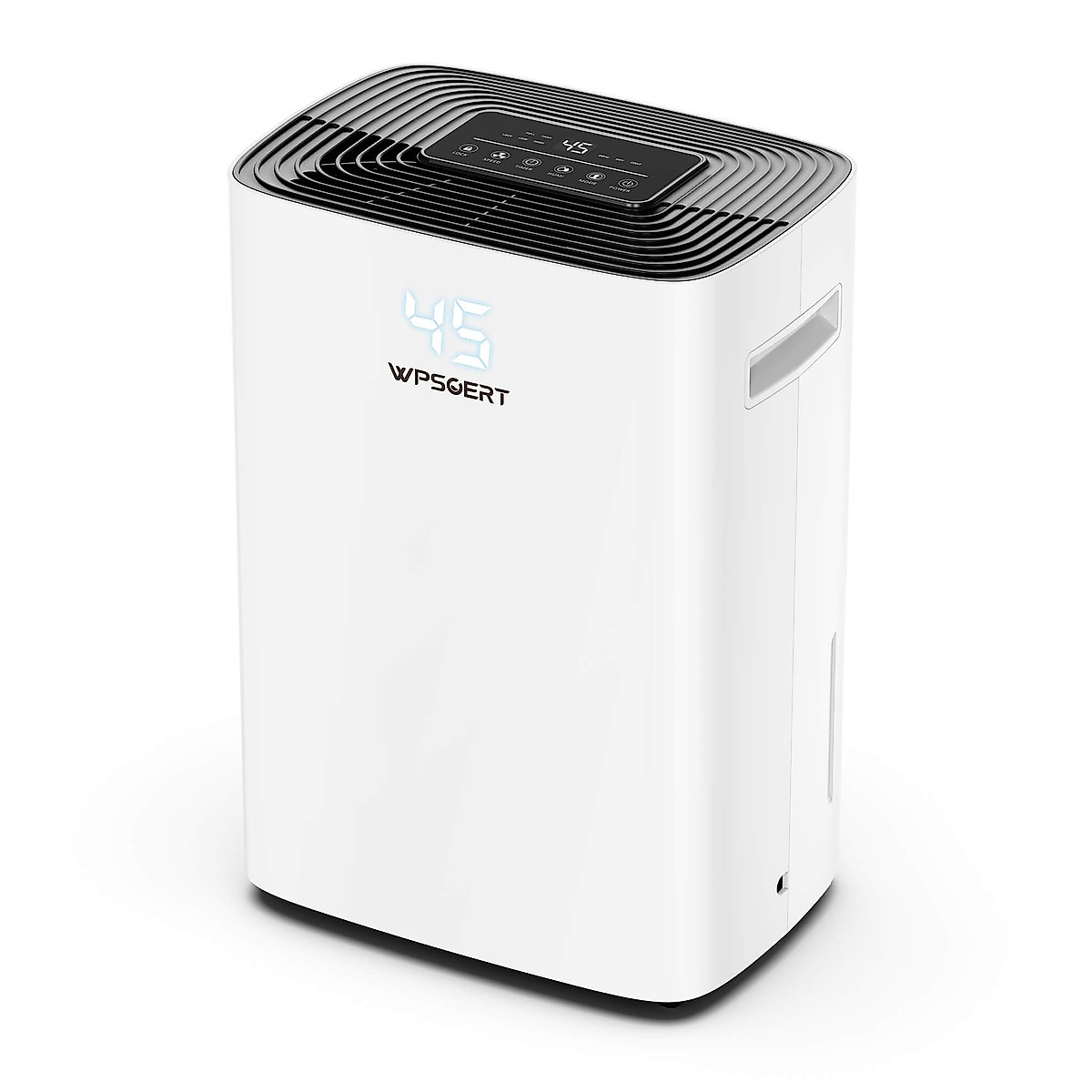 6000 Sq. Ft Dehumidifier for Basement, Wpsoert 100 Pints Dehumidifiers for Home Large Room with Drain Hose, Intelligent Humidity Control, Three Modes Deshumidificador, Child Lock, 24H Timer