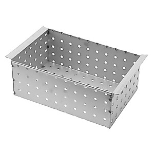 3 Stage Filtration Grease Trap, Stainless Steel Grease Interceptor 50x25cm Dual Holes, Heavy Duty Oil Water Separator for Home Kitchen, Petrochemical, with Large Capacity and