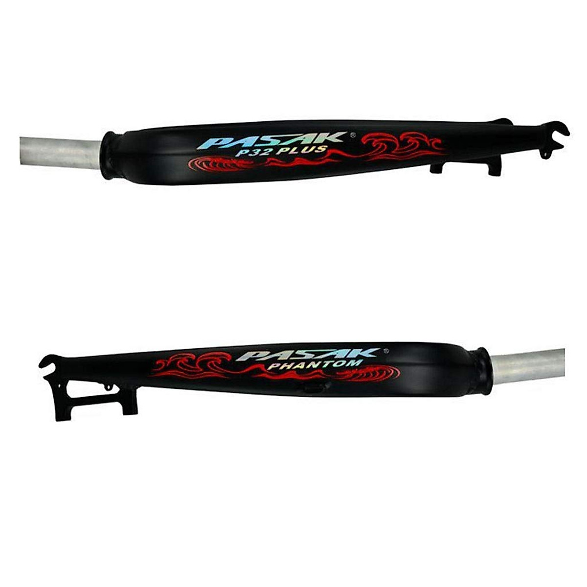 SJHFG 26/27.5/29in Bike Suspension Forks,700C Highway Pure Disc Brake 28.6 Straight Tube Aluminum Alloy Mountain Front Fork (Color : Red)