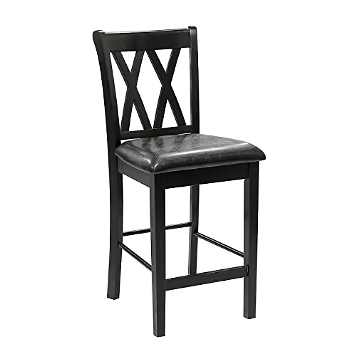 Lexicon Skyway 5-Piece Counter Height Dining Set, Black