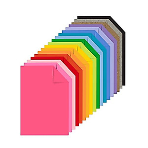 Neenah Astrodesigns/Creative Collection Starter Kit Cardstock, 4.5" x 6.5", 65 lb/176 GSM, 18-Color Assortment, 72 Sheets (46416-03)