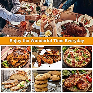 Sunvivi 24 Quart Electric Roaster with Removable Pan,Electric Turkey Roaster Oven with Visible & Self-Basting Lid,Large Roaster with Removable Pot and Cool-Touch Handles