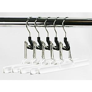 MAWA Mat Clothing Hanger, Set of 5, White