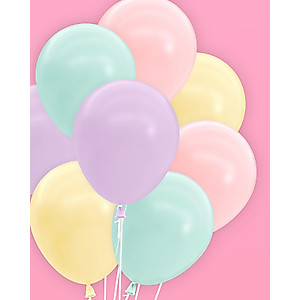 xo, Fetti Pastel Birthday Balloon Set - 24 pk, 12" | Bachelorette Party Decorations, Garden Bridal Shower, Birthday Party, Pastel Baby Shower, Engagement