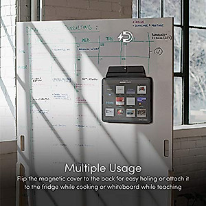 Moshi VersaCover Compatible with iPad Pro 11 3rd Gen Case 2021/2nd 2020/1st 2018, 10.9" iPad Air 4 Case, 3-Viewing Options, Auto Sleep/Wake, Support Apple Pencil Charging, Charcoal Black