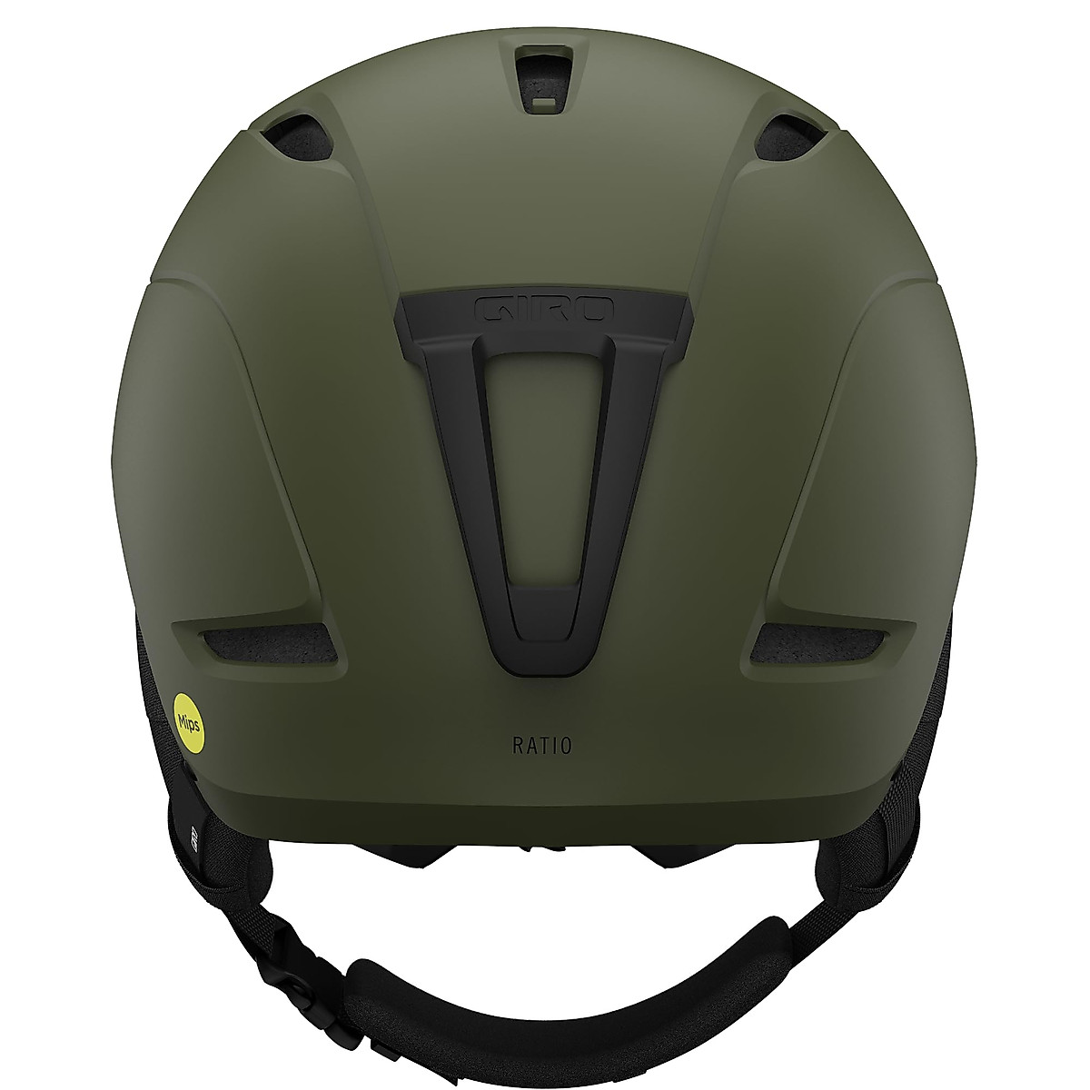 Giro Ratio MIPS Ski Helmet - Snowboard Helmet for Men, Women & Youth - Matte Trail Green - M (55.5-59cm)