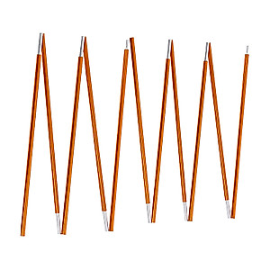 Tent Pole Folding Fiber Glass Rod Double Replacement Tent Pole Support Frames for Awning Poles Camping Hiking